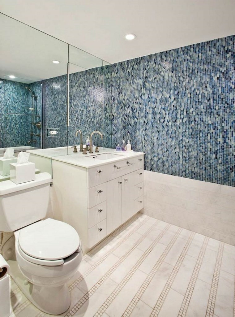 Mosaicos 115 diseños de baños atractivos y coloridos
