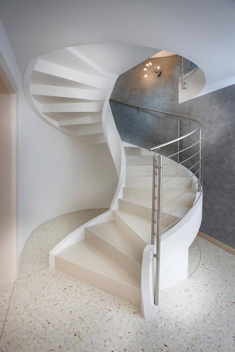 Galerías De Tipos De Escaleras De Concreto Para Interiores Columbus House Decoración